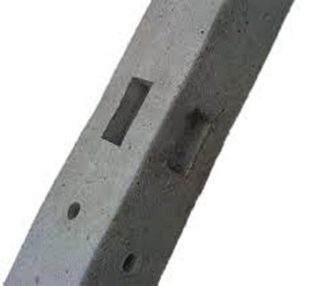 Concrete Morticed Corner Posts Hampshire - Solent Fencing
